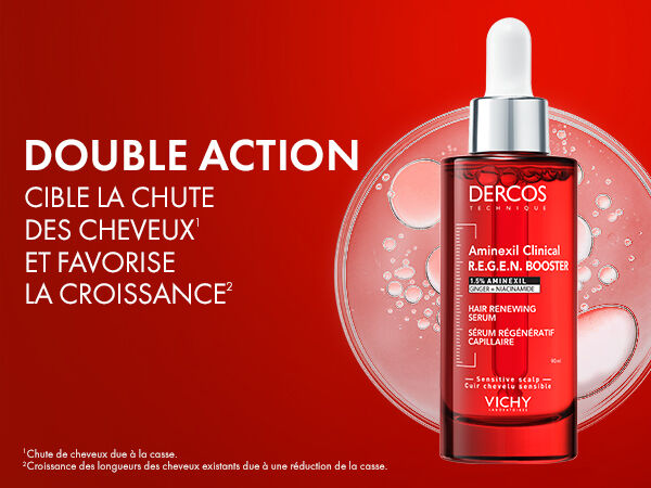 Vichy Dercos sérum capillaire Regen Booster.