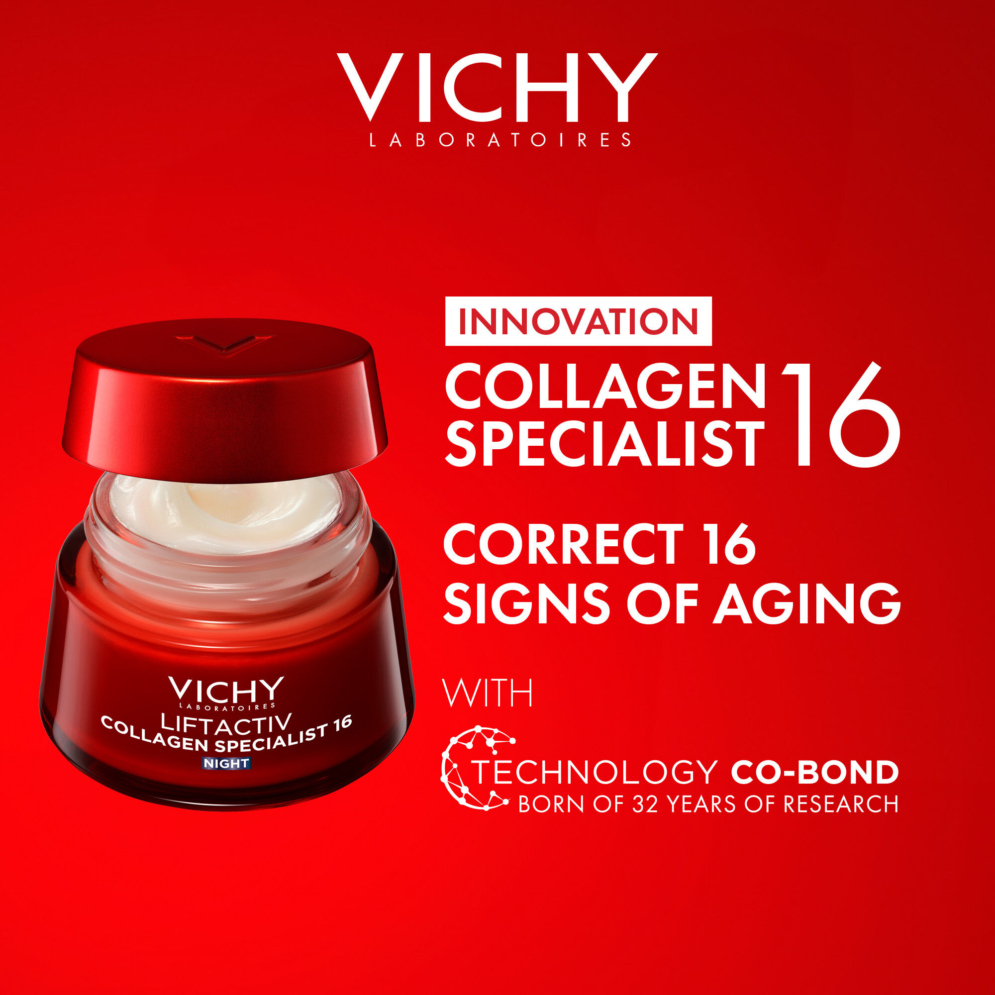 Liftactiv Collagen Specialist 16 Night Cream - Vichy