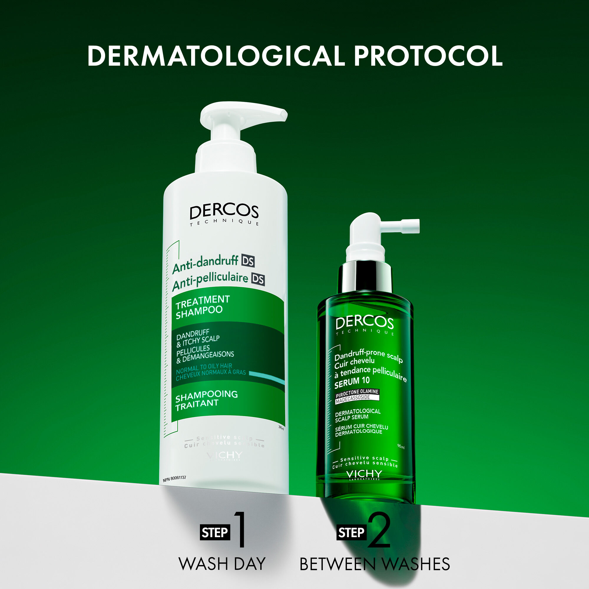 Dercos Dandruff-Prone Scalp Serum 10 Treatment - Vichy CA