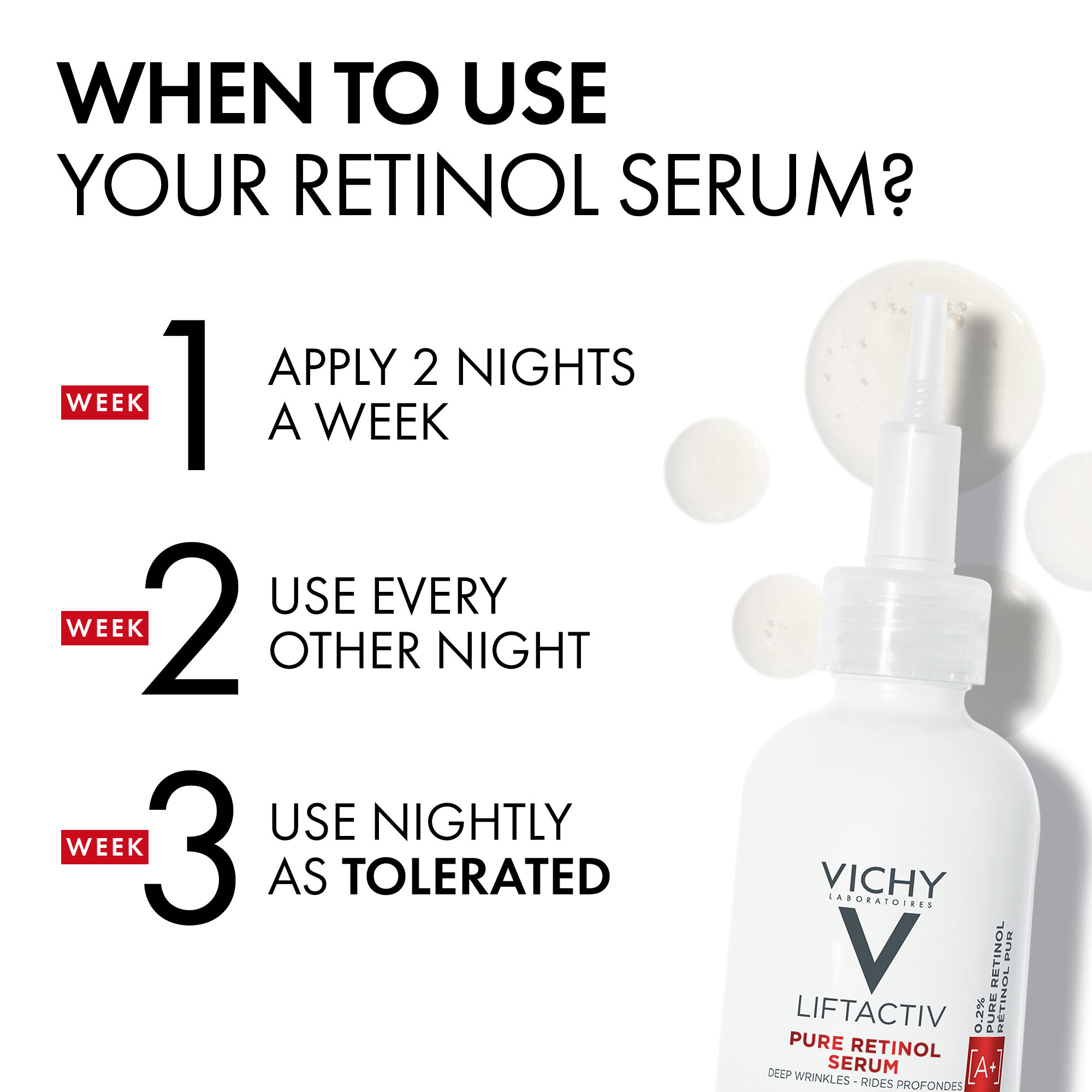 LiftActiv Pure Retinol Serum for Smooth, Radiant Skin - Vichy