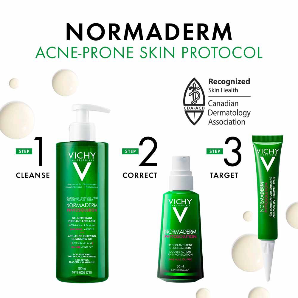 Normaderm Purifying Anti-Acne Gel Cleanser | Vichy Canada