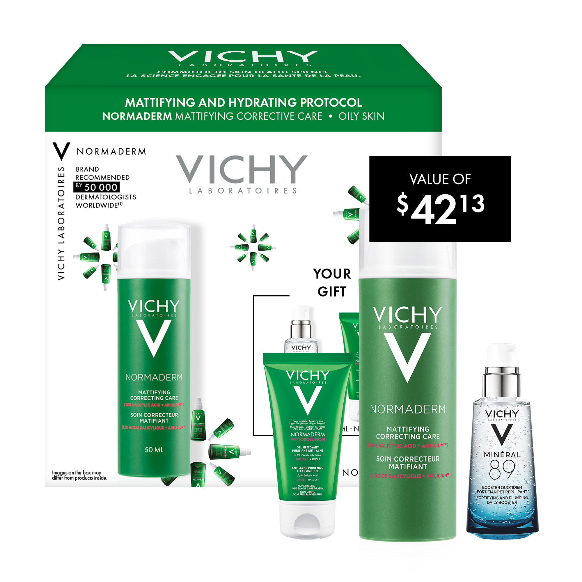 Normaderm mattifying skin corrector kit | Vichy Canada