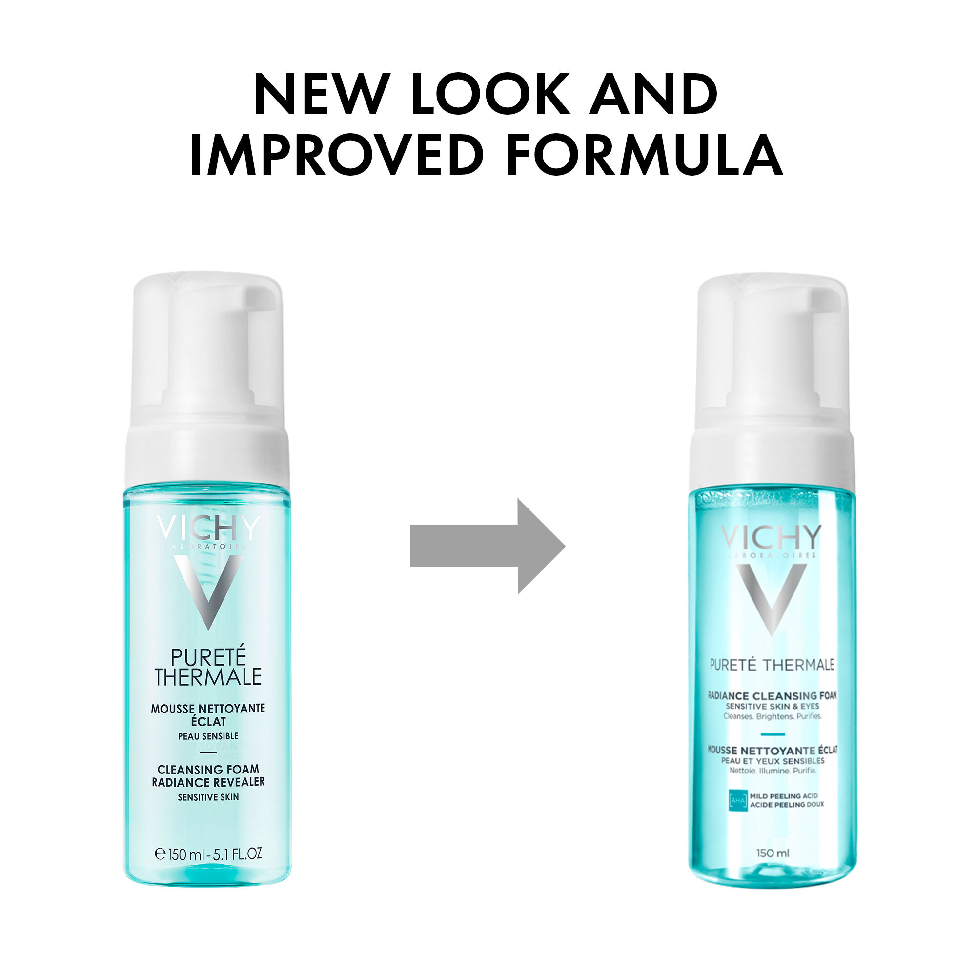 Purete Thermale Foaming Water | Face Cleanser | Vichy Canada