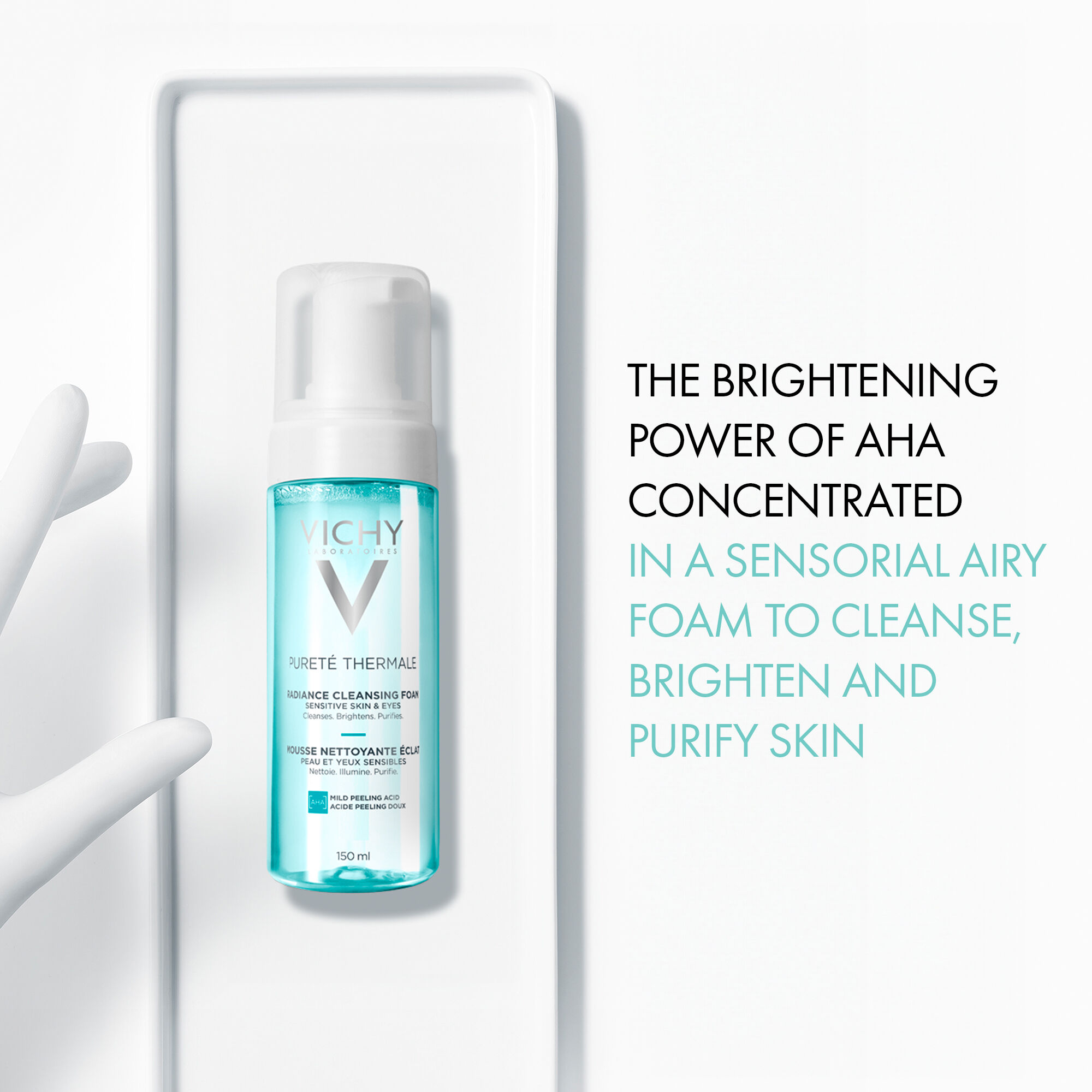 Purete Thermale Foaming Water | Face Cleanser | Vichy Canada