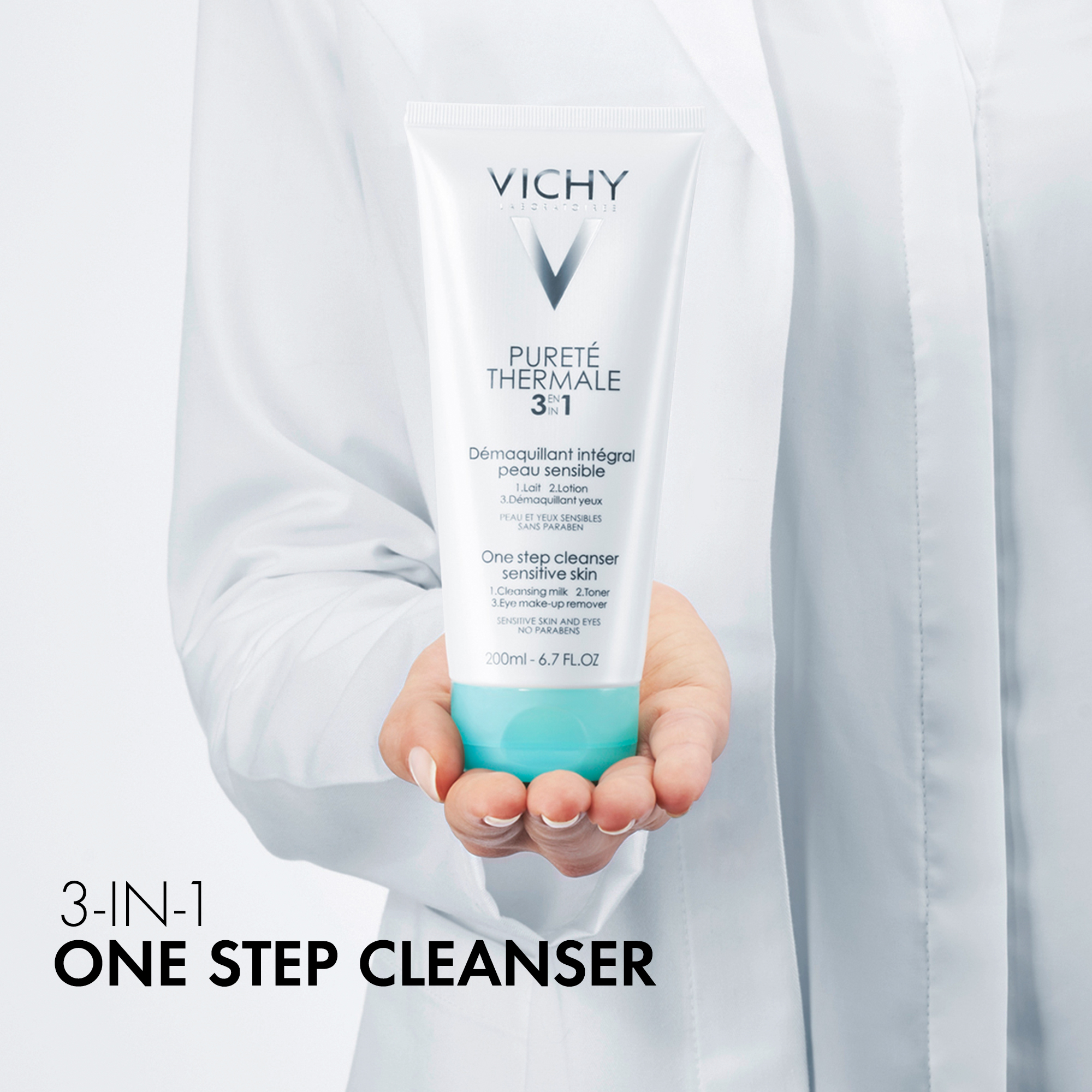 Purete Thermale One Step Cleanser 3 in 1 | Face Cleanser | Vichy